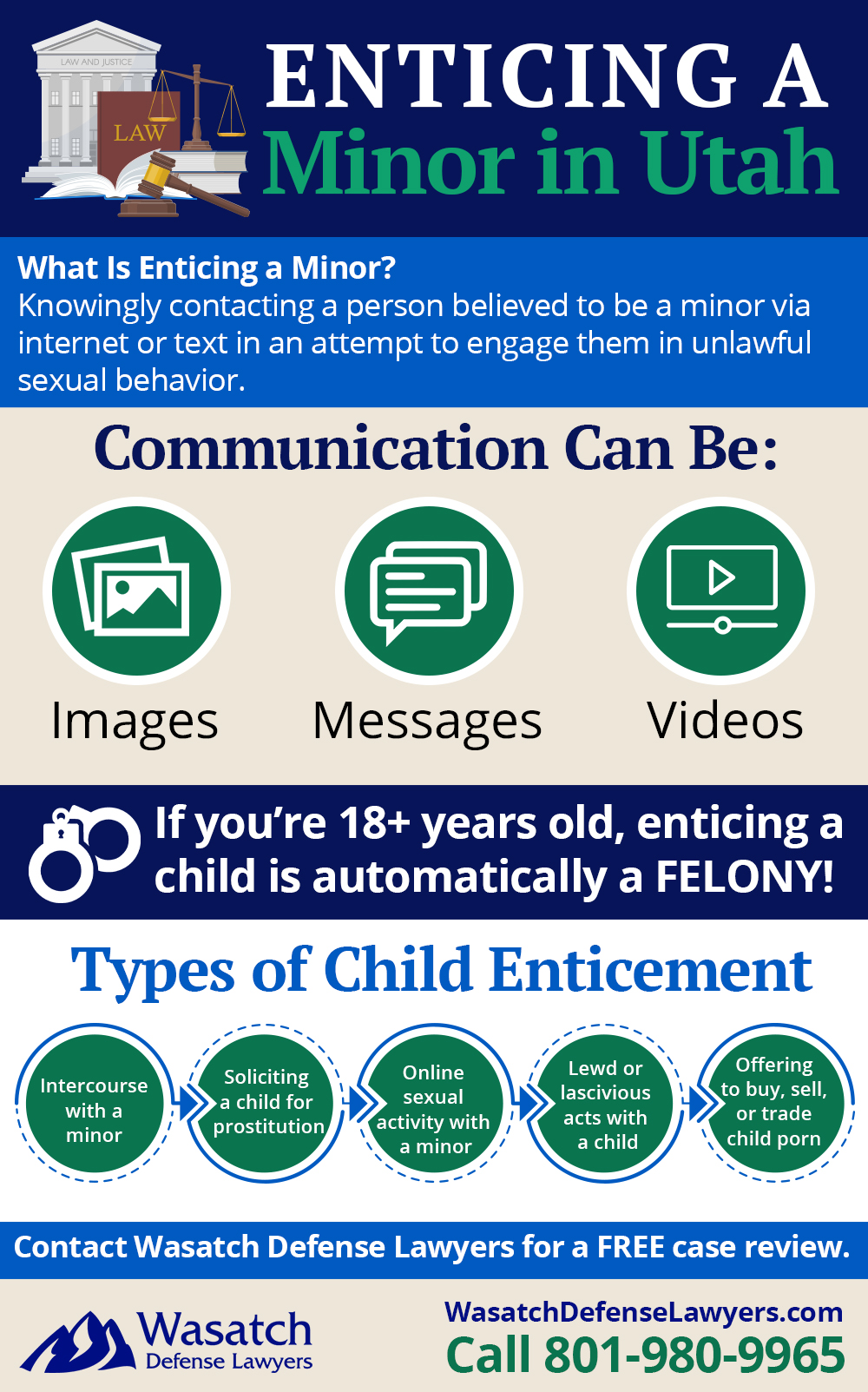 What is Enticing a Minor in Utah - Wasatch Defense Lawyers